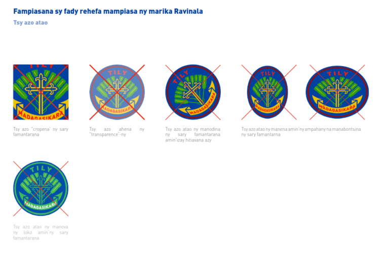 Ny marika "Ravinala" sy "SCOUTS" (logo) - Tily eto Madagasikara
